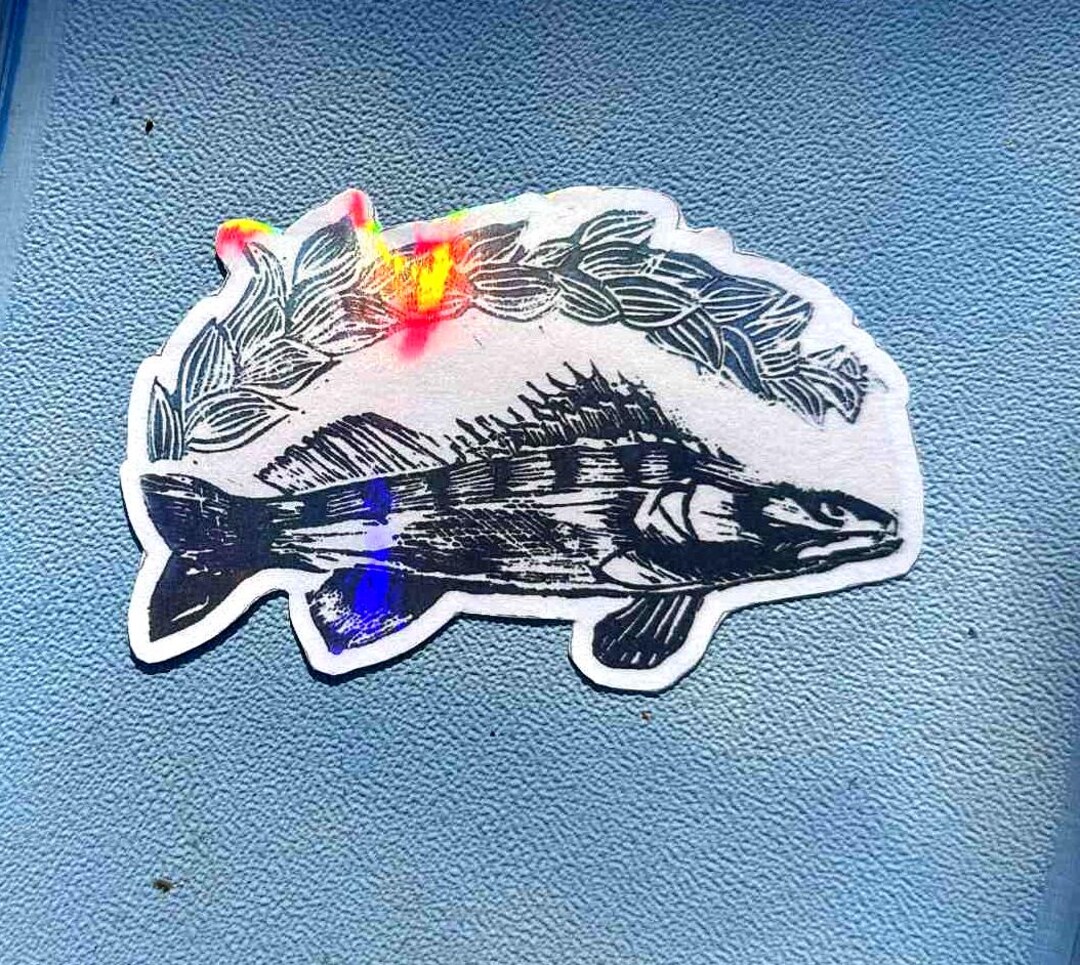 Fish Decal-pike-perch Sticker - Etsy