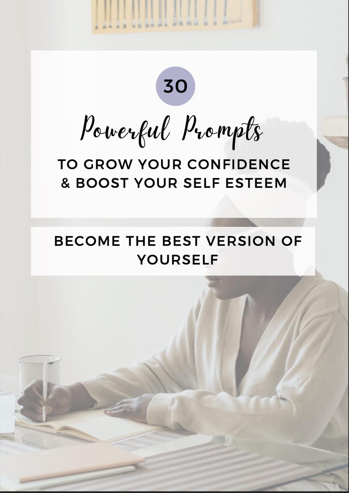 30 Powerful Prompts to Grow Your Confidence & Boost Your Self Esteem - Etsy