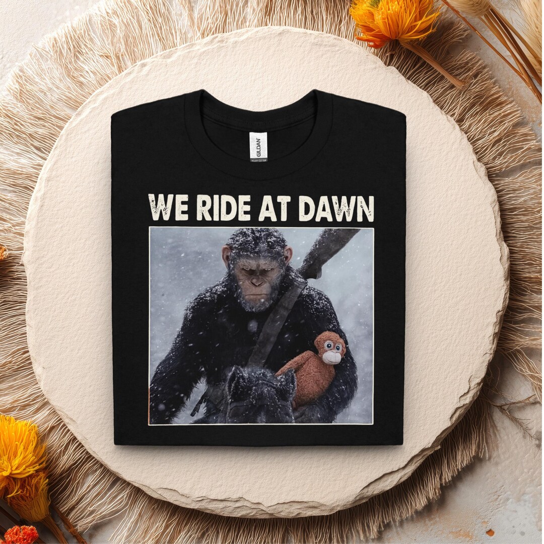 We Ride at Dawn | Punch the Monkey | Japan Zoo T-shirt | Parody - Etsy