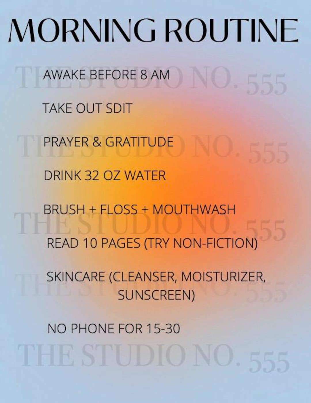 Daily Routine and Habit Tracker | Printable and Digital Planner for ...