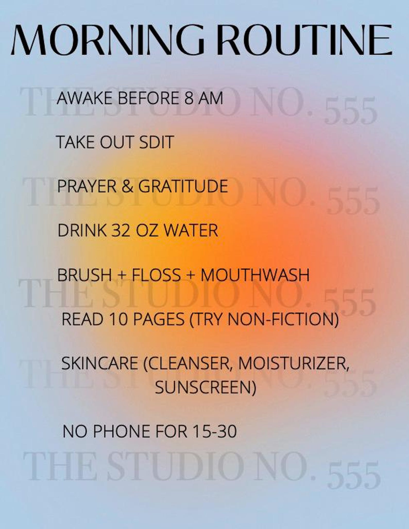 Daily Routine and Habit Tracker | Printable and Digital Planner for ...