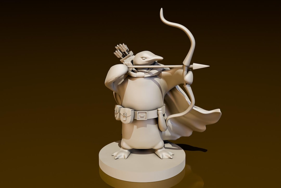 Penguin Ranger | DND Miniatures | DND Model | Dungeonguildmerchant | No ...