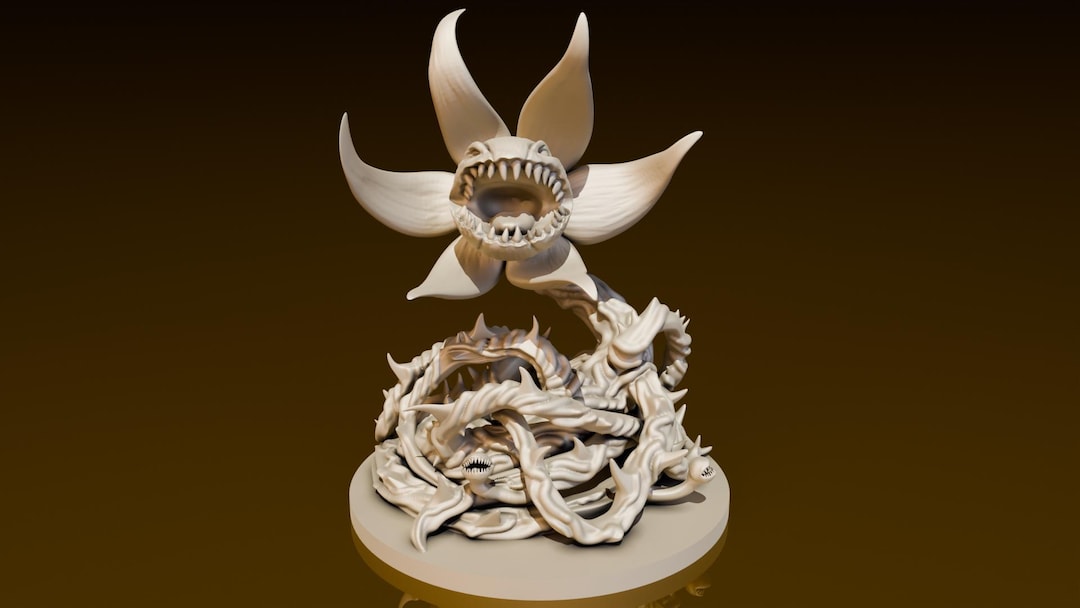Carniflower | DND Miniatures | DND Model | Dungeonguildmerchant | No Assembly Required | 1 Piece ...