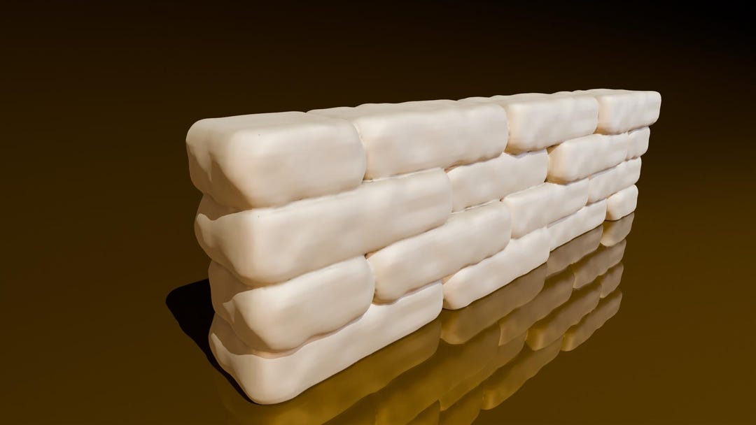 Brick Wall | DND Miniatures | DND Model | Dungeonguildmerchant | 32mm ...