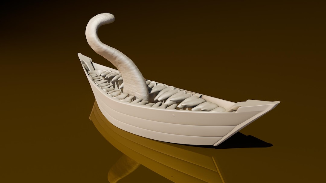 Canoe Mimic | DND Miniatures | DND Model | Dungeonguildmerchant | No ...
