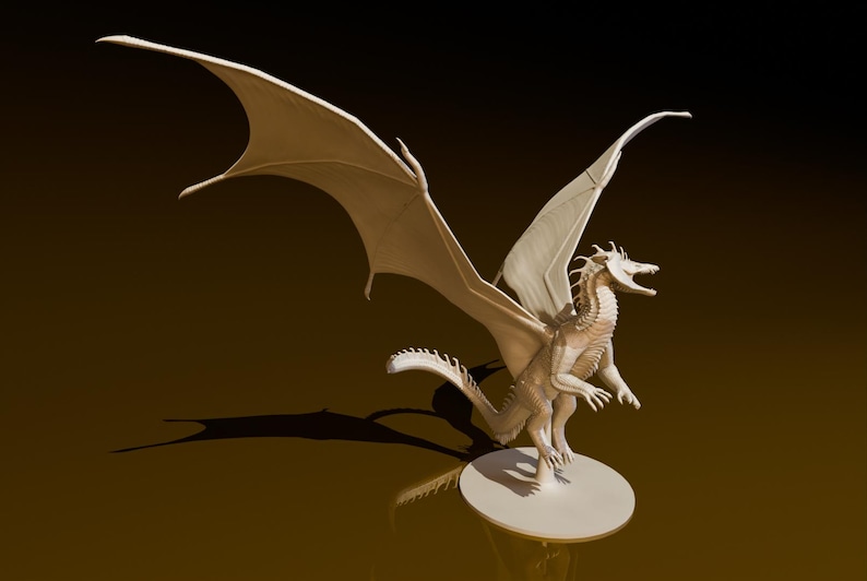 Ancient Black Dragon Version 2 | DND Miniatures | DND Model ...