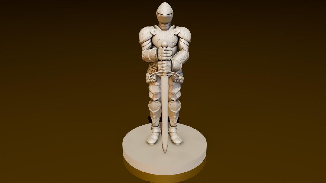 Stone Knight Statue | DND Miniatures | DND Model | Dungeonguildmerchant ...