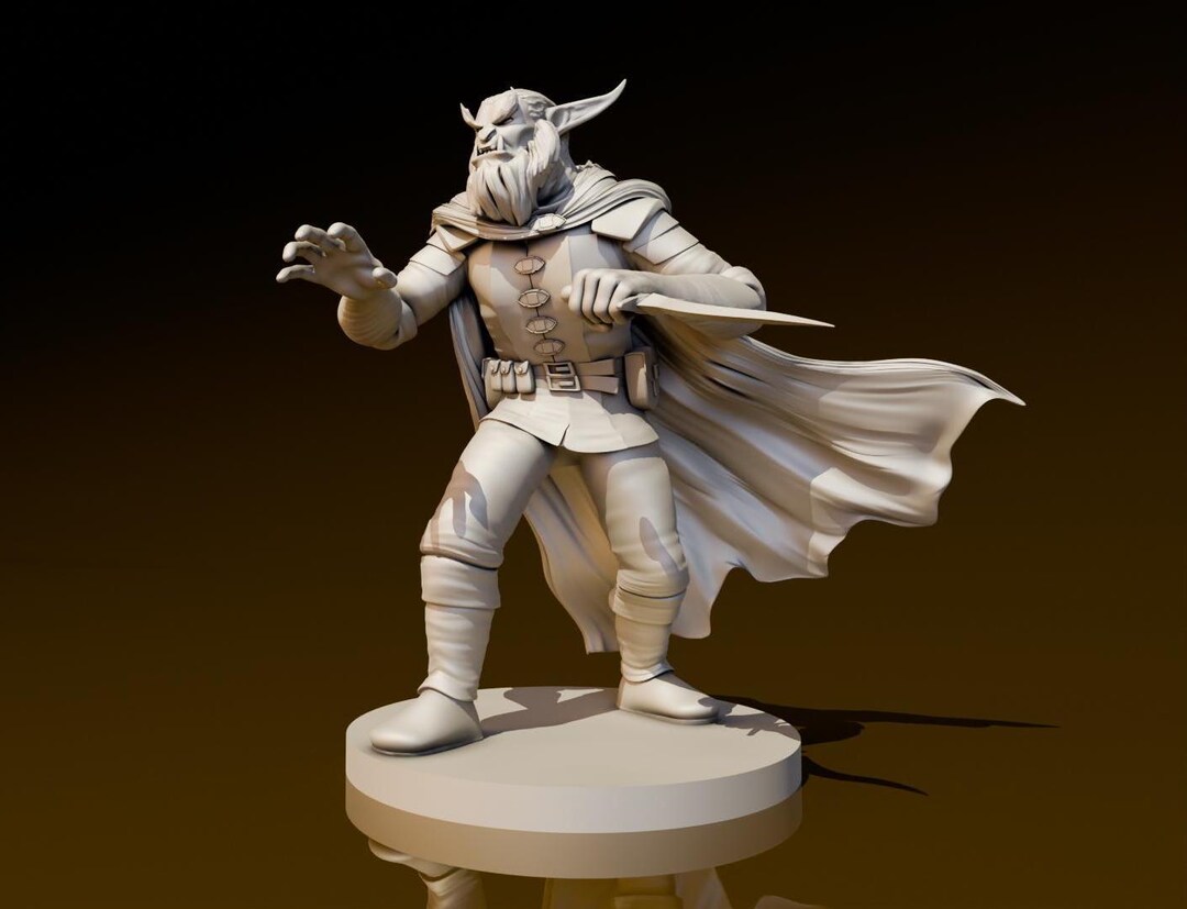 Bugbear Rogue | DND Miniatures | DND Model | Dungeonguildmerchant | No ...
