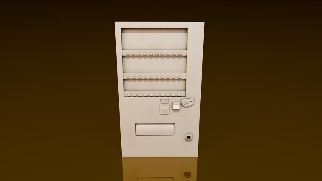 Vending Machine Mimic Hiding | DND Miniatures | DND Model ...