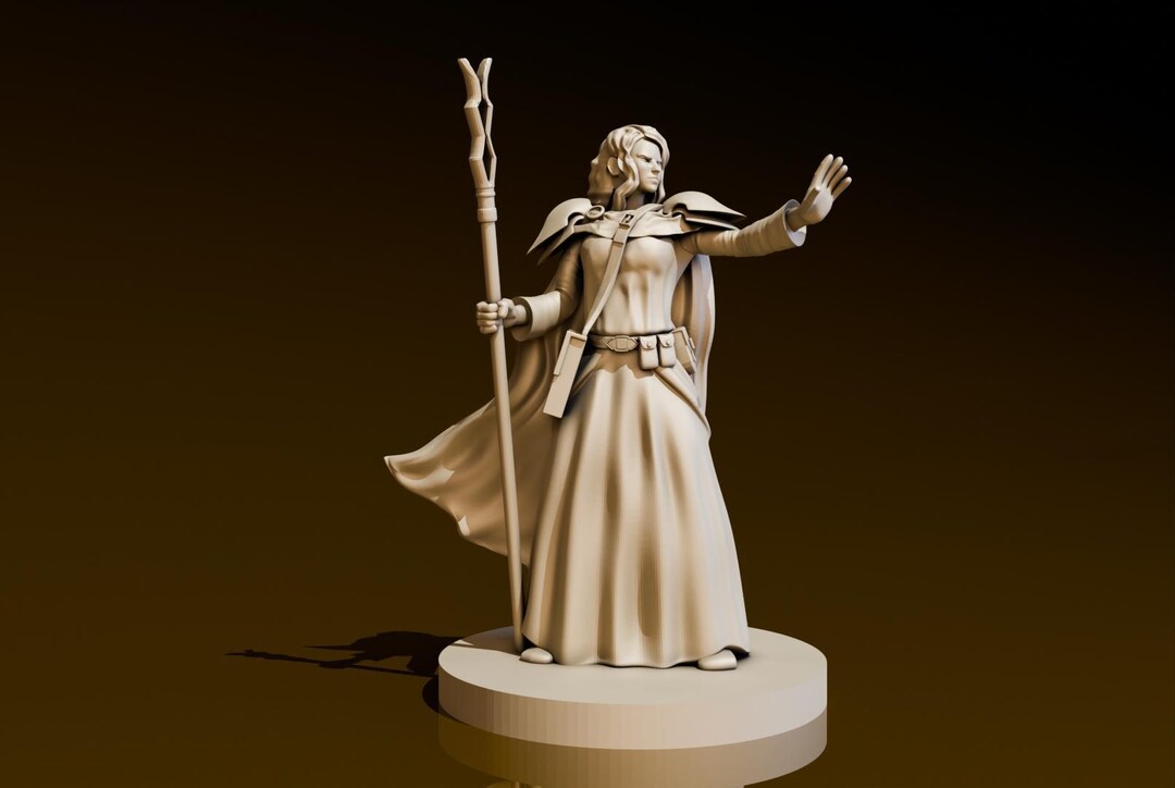 Human Female Abjurer Wizard | DND Miniatures | DND Model ...