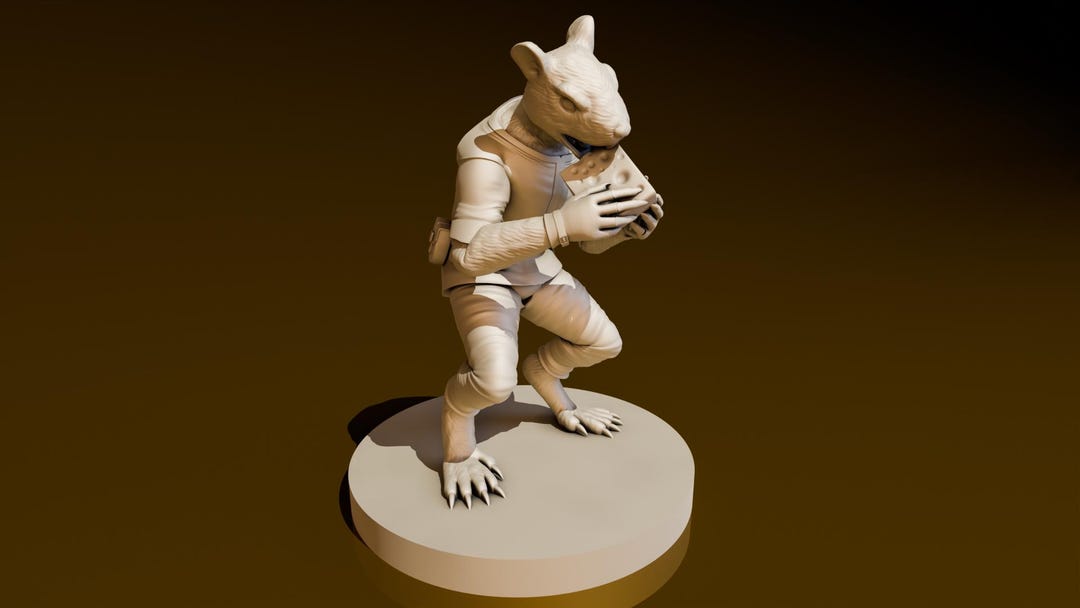 Were Rat 3 | DND Miniatures | DND Model | Dungeonguildmerchant | No ...