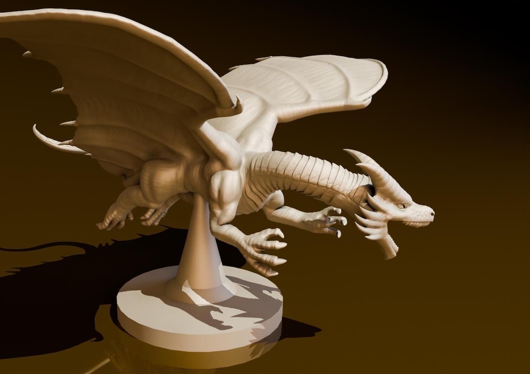 Copper Dragon Wyrmling Flying | DND Miniatures | DND Model ...