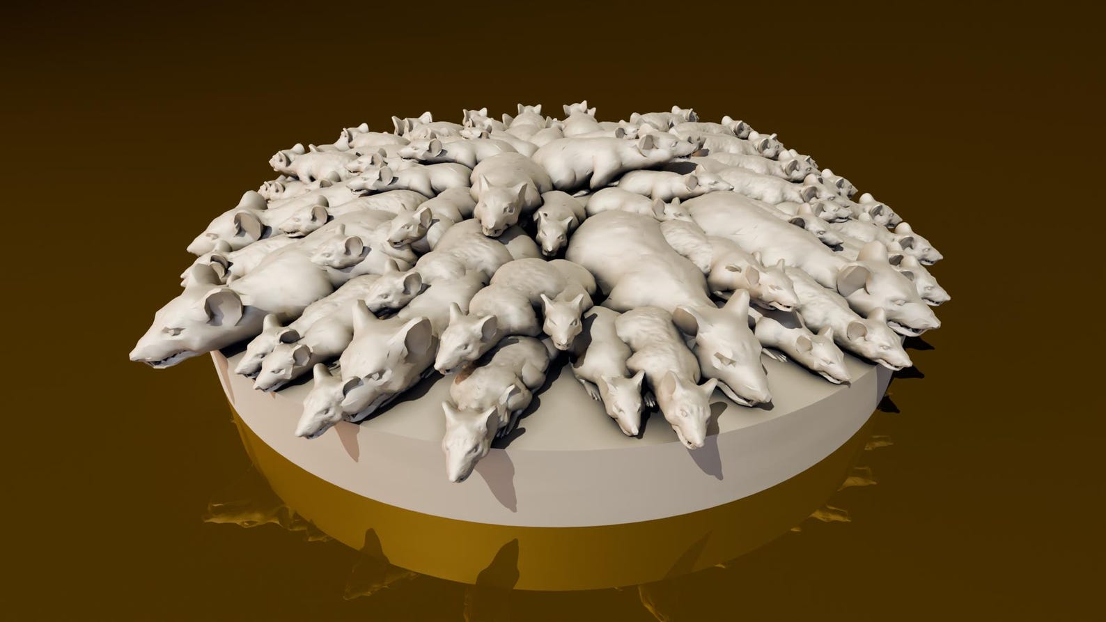 Swarm of Rats | DND Miniatures | DND Model | Dungeonguildmerchant | No ...
