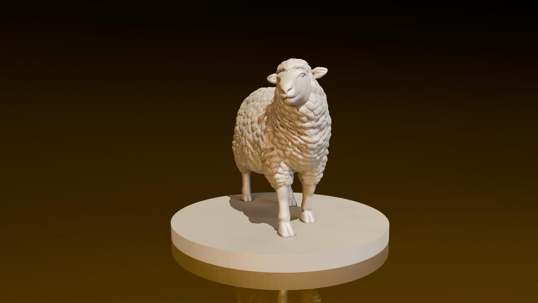Adorable NPC Sheep | DND Miniatures | DND Model | Dungeonguildmerchant ...