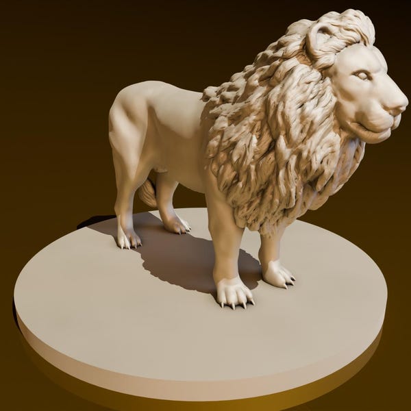 Lion Dnd Miniatures - Etsy