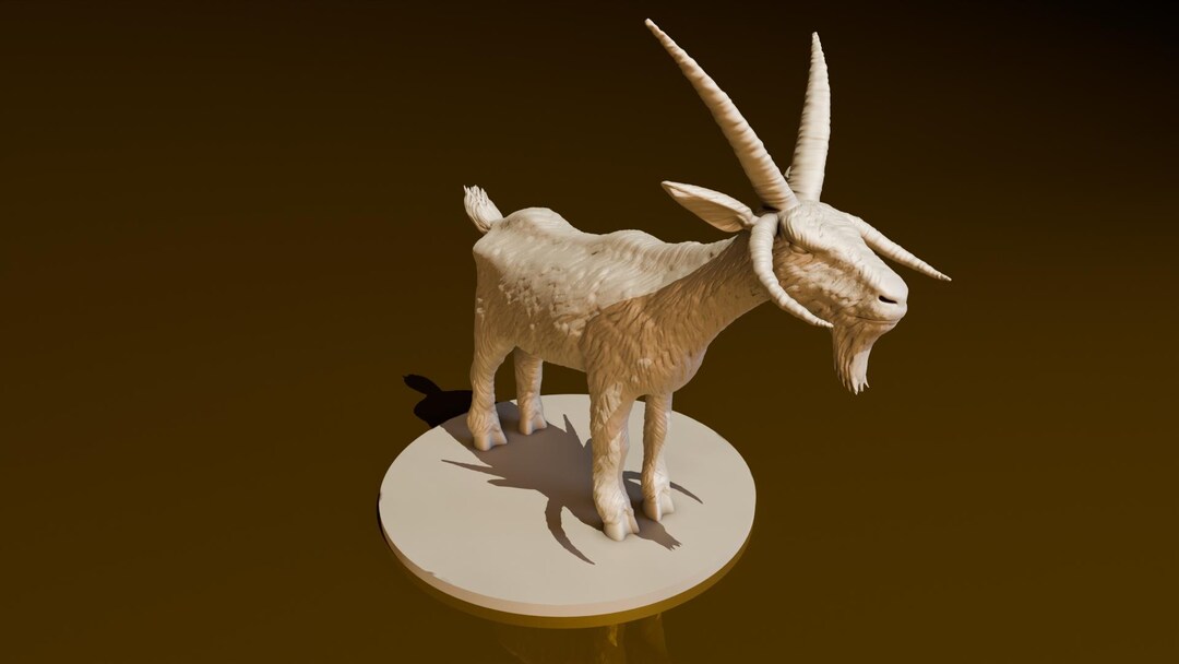 Giant Goat | DND Miniatures | DND Model | Dungeonguildmerchant | No ...