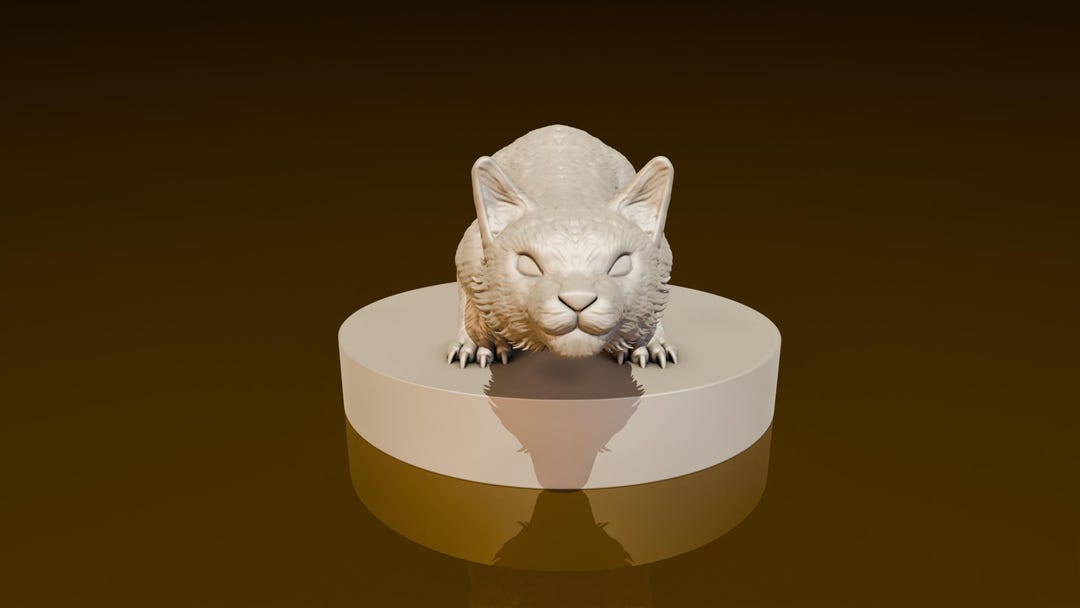 Adorable Cat | DND Miniatures | DND Model | Dungeonguildmerchant | No ...