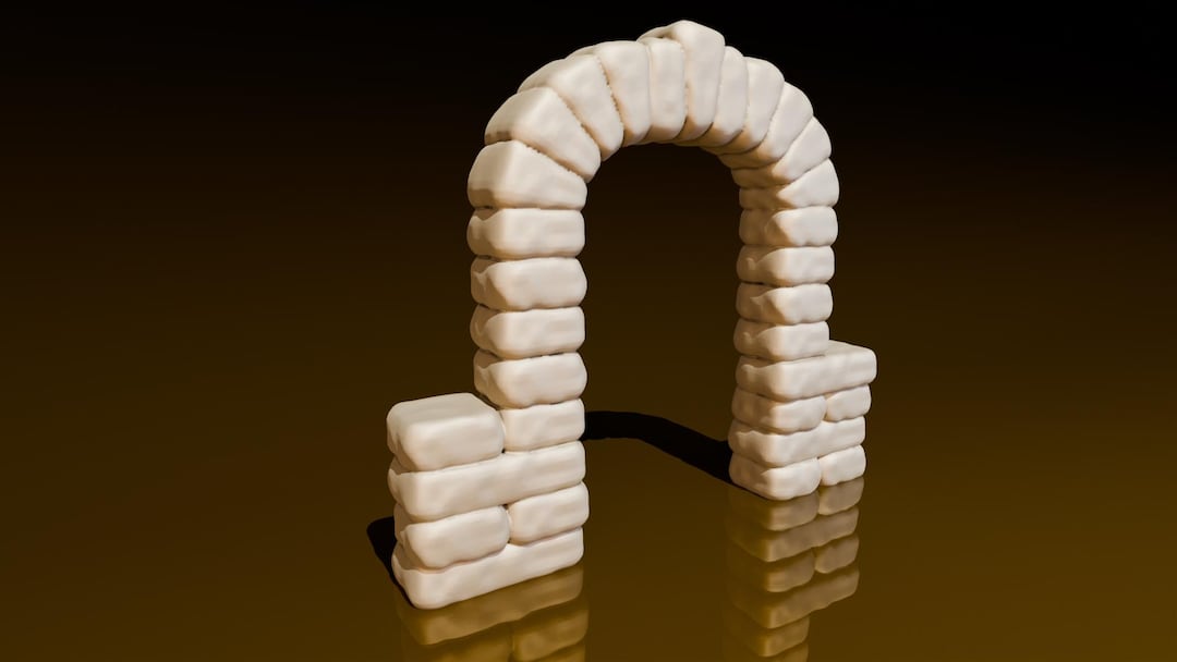 Brick Doorframe | DND Miniatures | DND Model | Dungeonguildmerchant ...