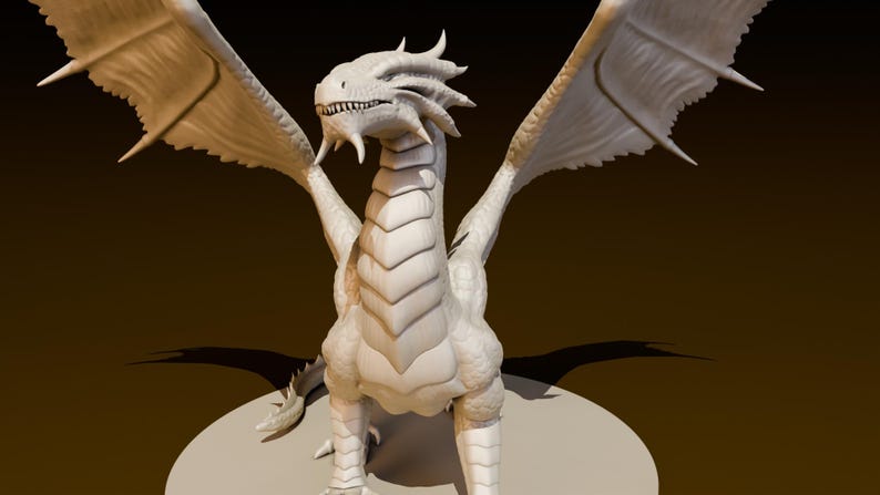 Ancient Bronze Dragon | DND Miniatures | DND Model ...