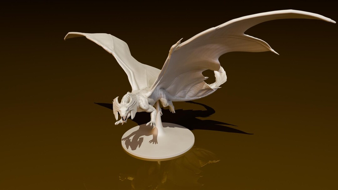 Adult Brass Dragon Flying | DND Miniatures | DND Model ...