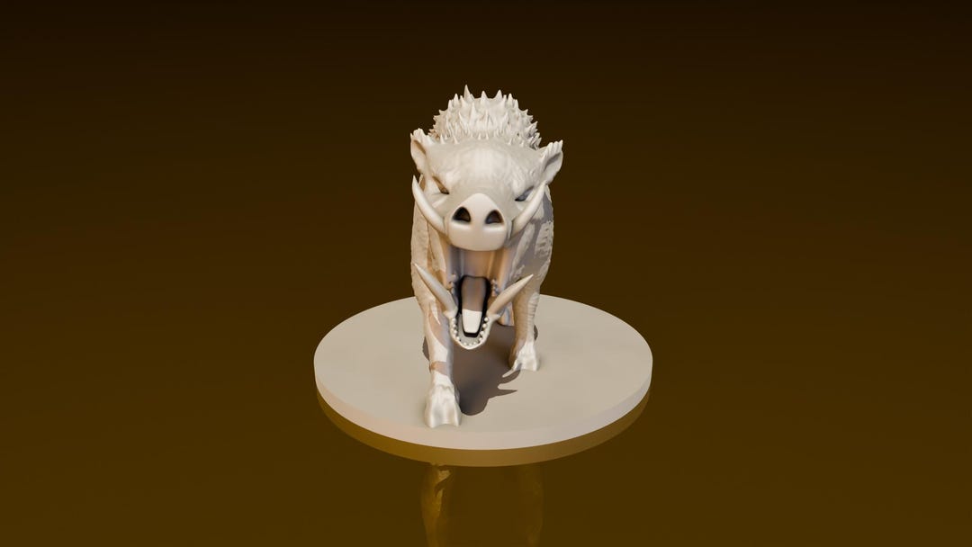 Giant Boar | DND Miniatures | DND Model | Dungeonguildmerchant | No ...