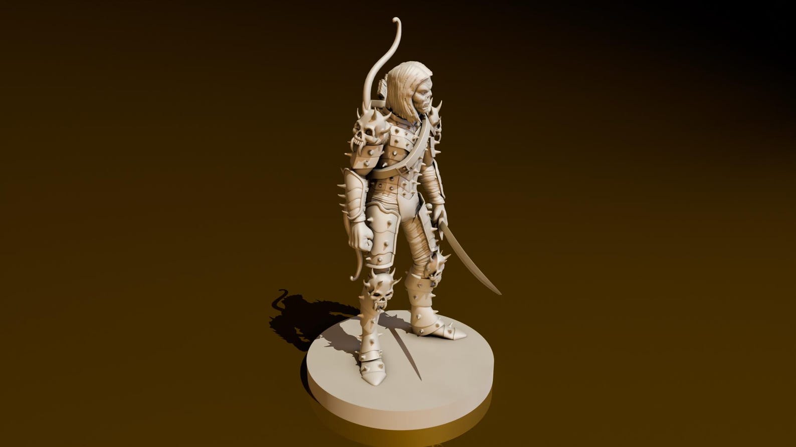 Wight | DND Miniatures | DND Model | Dungeonguildmerchant | No Assembly ...