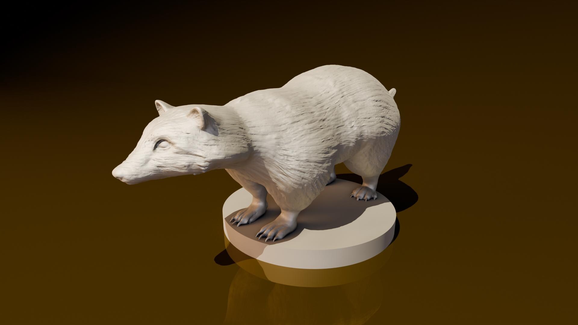 Giant Badger | DND Miniatures | DND Model | Dungeonguildmerchant | No ...