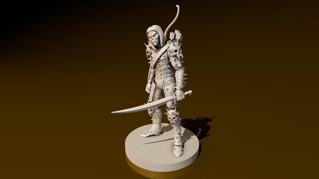Wight | DND Miniatures | DND Model | Dungeonguildmerchant | No Assembly ...