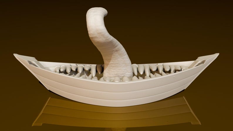 Canoe Mimic | DND Miniatures | DND Model | Dungeonguildmerchant | No ...