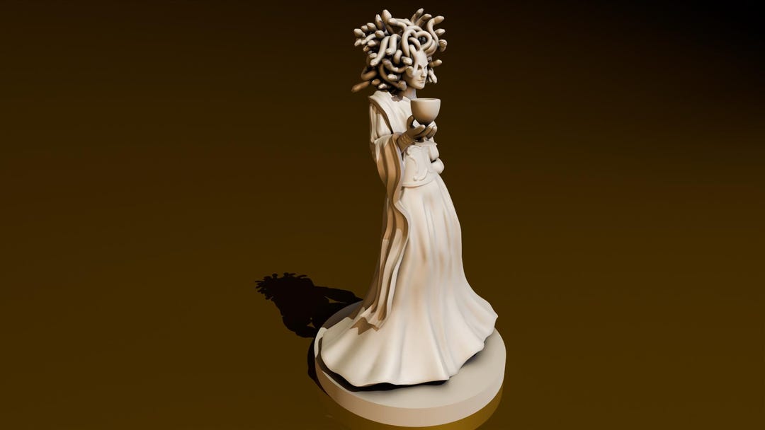 Medusa | DND Miniatures | DND Model | Dungeonguildmerchant | No ...