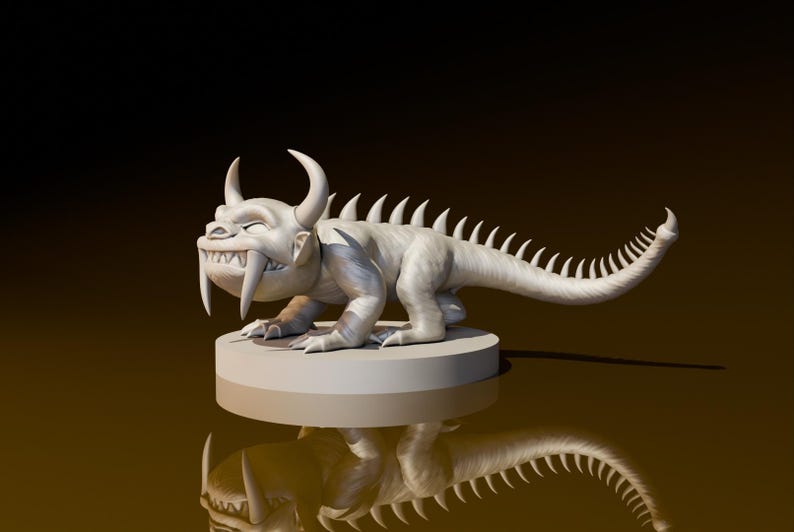 Hodag | DND Miniatures | DND Model | Dungeonguildmerchant | No Assembly ...