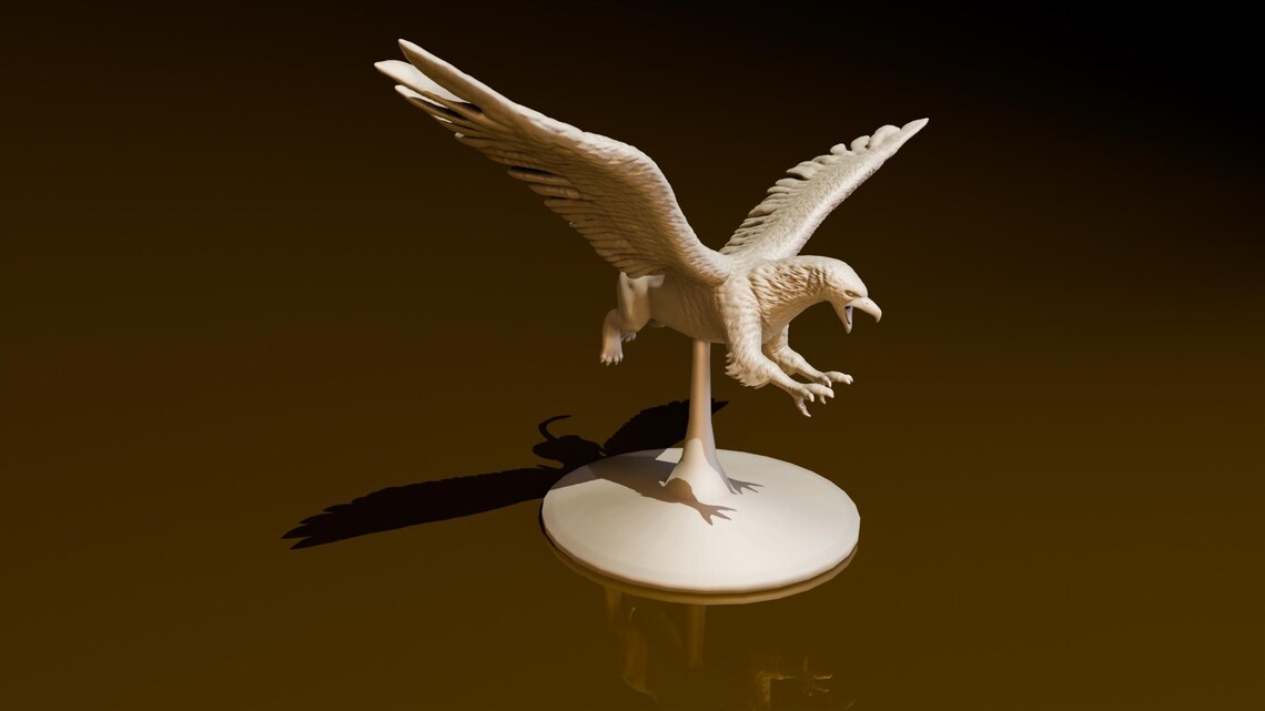 Griffon Flying | DND Miniatures | DND Model | Dungeonguildmerchant | No ...