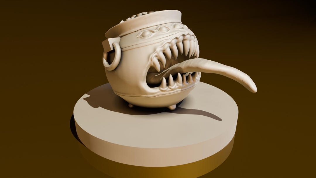 Pot of Gold Mimic | DND Miniatures | DND Model | Dungeonguildmerchant ...