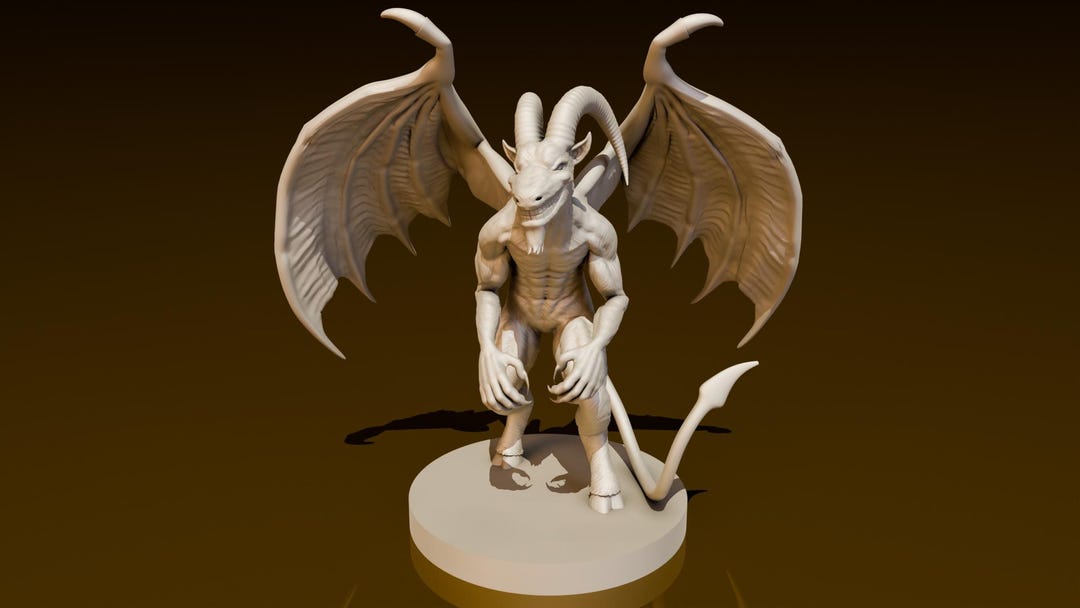Jersey Devil | DND Miniatures | DND Model | Dungeonguildmerchant | No ...