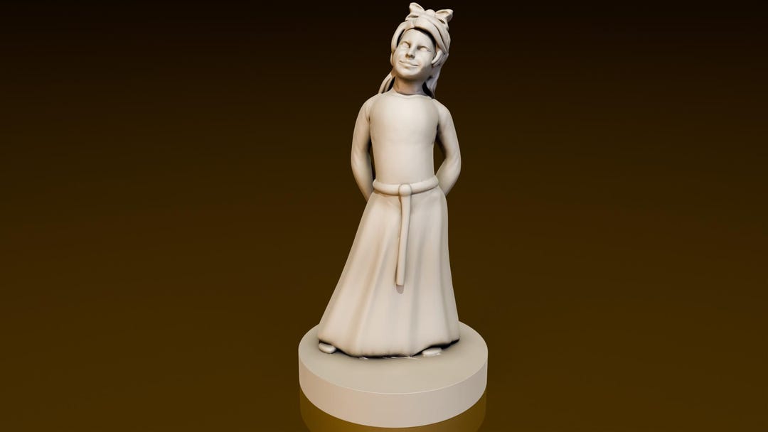 Human Female Child | DND Miniatures | DND Model | Dungeonguildmerchant ...