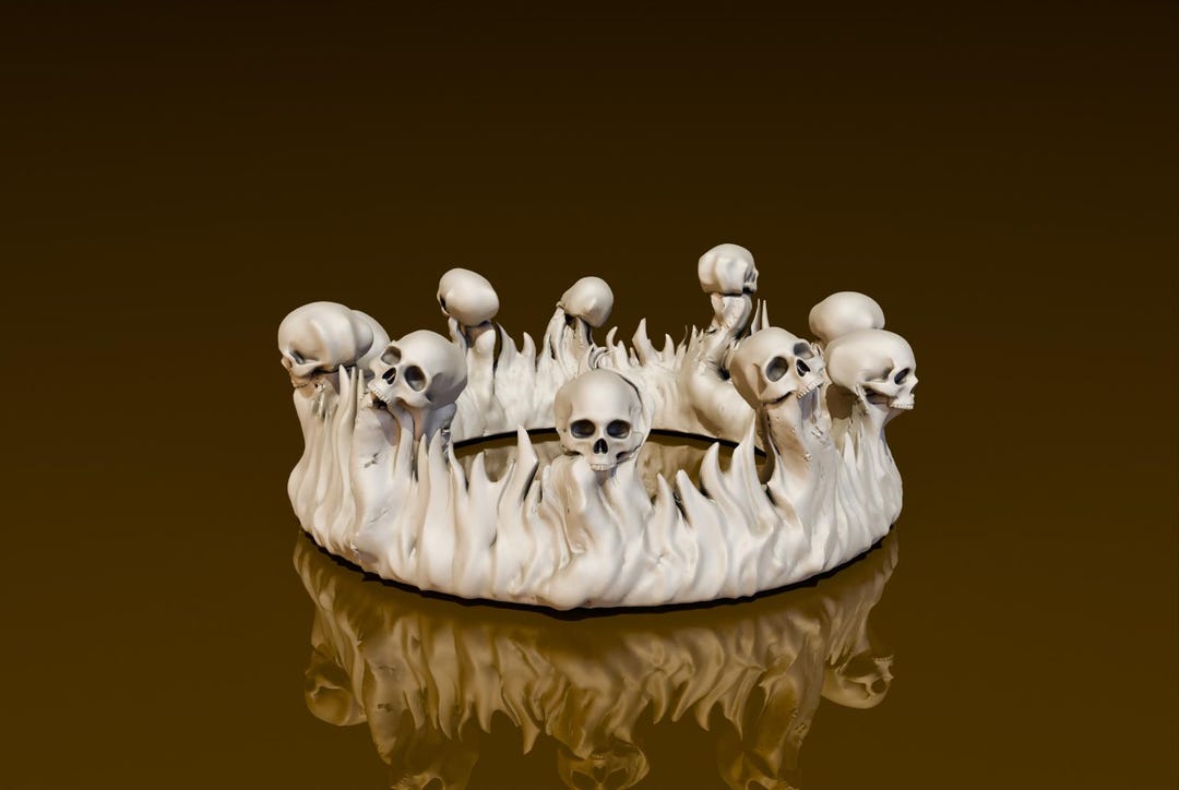 Ring of Fire With Skulls | DND Miniatures | DND Model ...