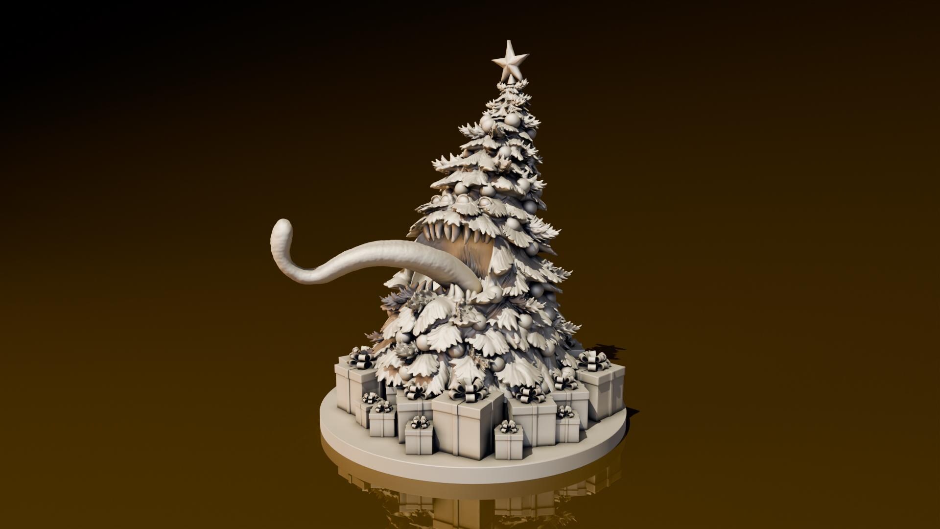 Christmas Tree Mimic | DND Miniatures | DND Model ...