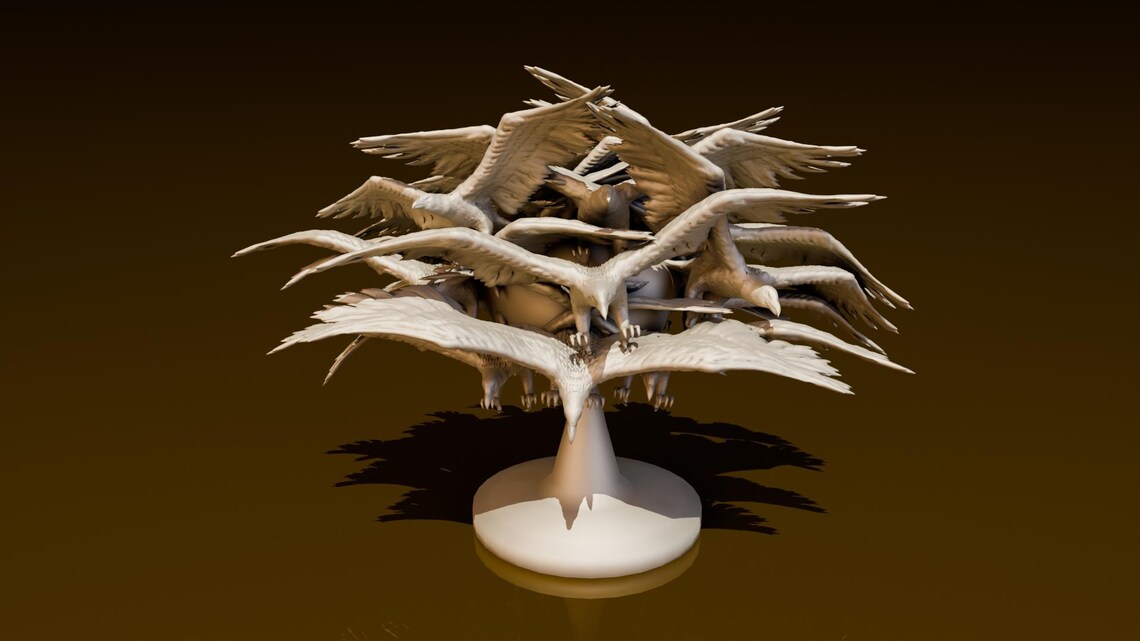 Swarm of Raven | DND Miniatures | DND Model | Dungeonguildmerchant | No ...