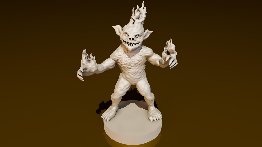 Magmin | DND Miniatures | DND Model | Dungeonguildmerchant | No ...
