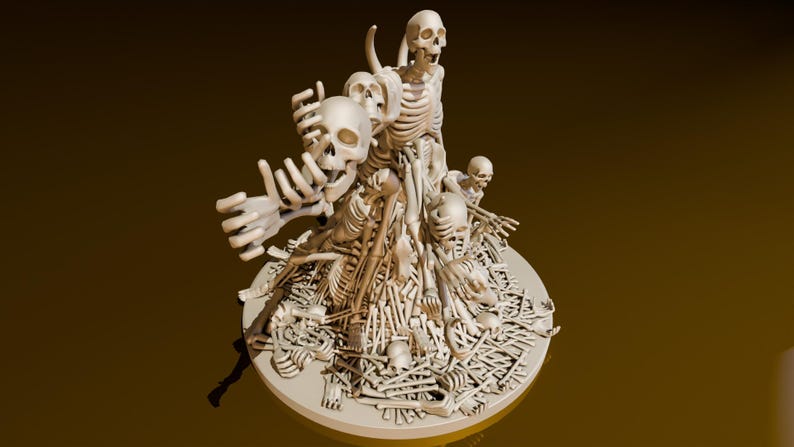 Bone Swarm | DND Miniatures | DND Model | Dungeonguildmerchant | No ...