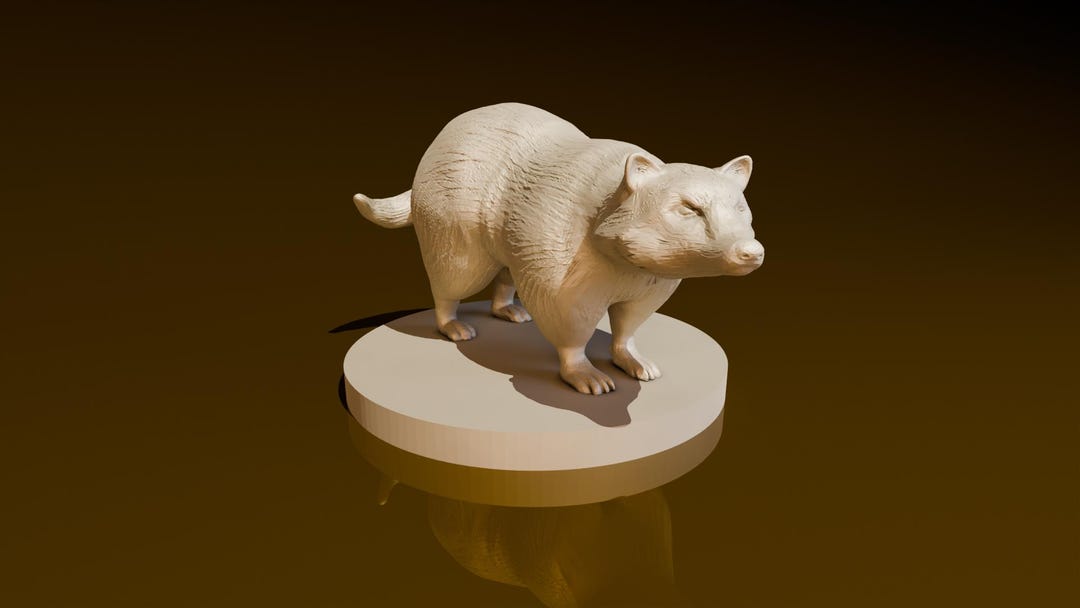 Badger | DND Miniatures | DND Model | Dungeonguildmerchant | 32mm Scale ...