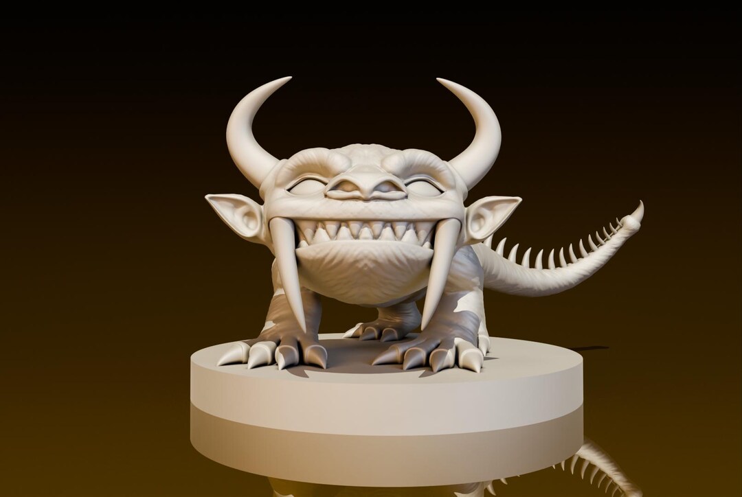 Hodag | DND Miniatures | DND Model | Dungeonguildmerchant | No Assembly ...