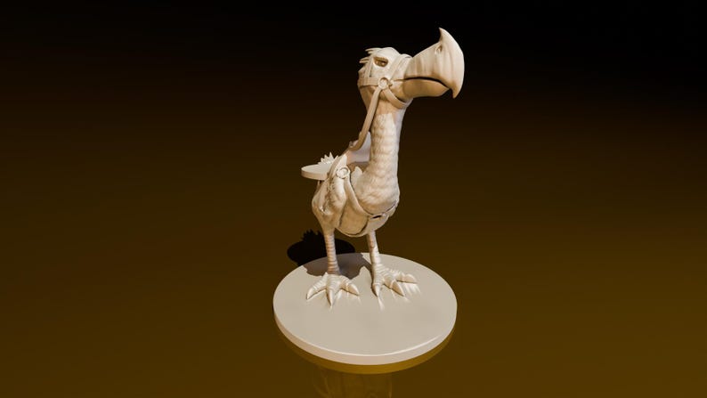 Axe Beak Mount W/mini Slot | DND Miniatures | DND Model ...