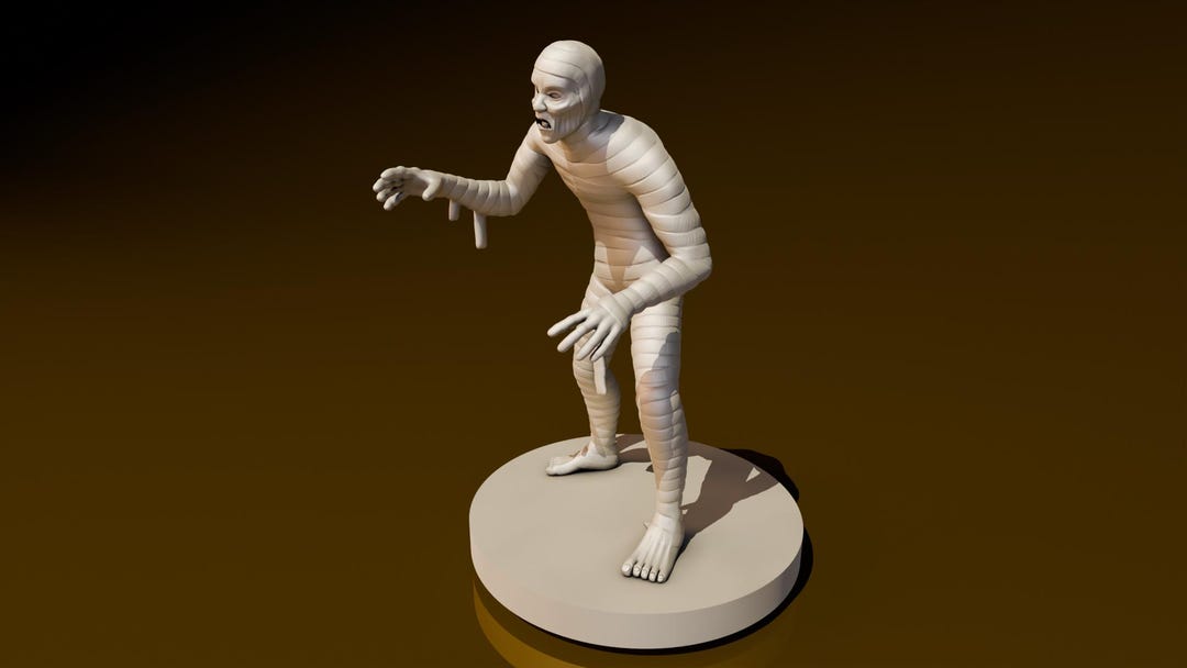Mummy | DND Miniatures | DND Model | Dungeonguildmerchant | No Assembly ...