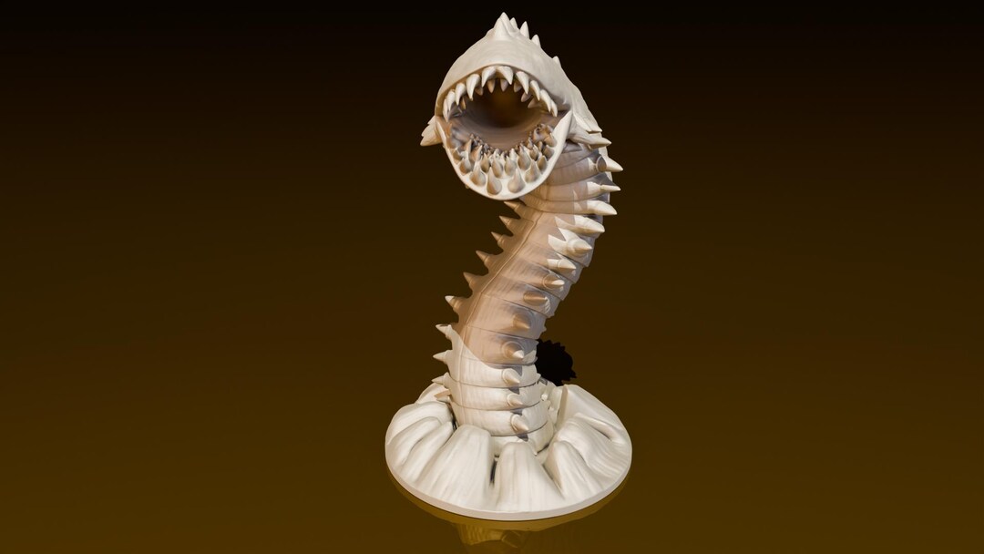 Purple Worm | DND Miniatures | DND Model | Dungeonguildmerchant | No ...