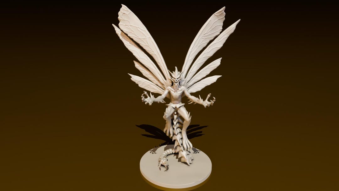 Flying Bone Devil | DND Miniatures | DND Model | Dungeonguildmerchant ...