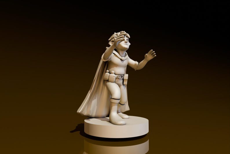 Halfling Male Sorcerer | DND Miniatures | DND Model ...