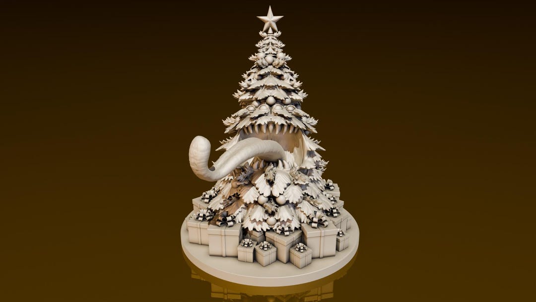 Christmas Tree Mimic | DND Miniatures | DND Model ...