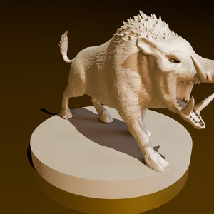 Wild Boar | DND Miniatures | DND Model | Dungeonguildmerchant | No ...