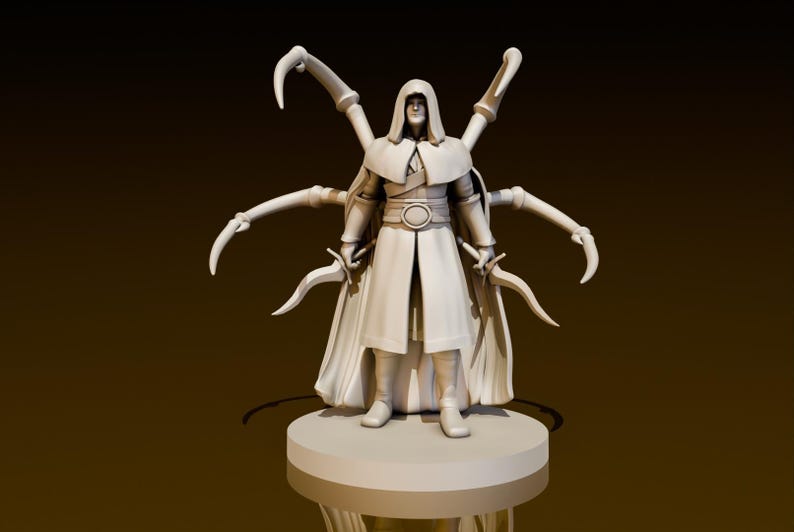 Human Rogue Spider Arms | DND Miniatures | DND Model ...